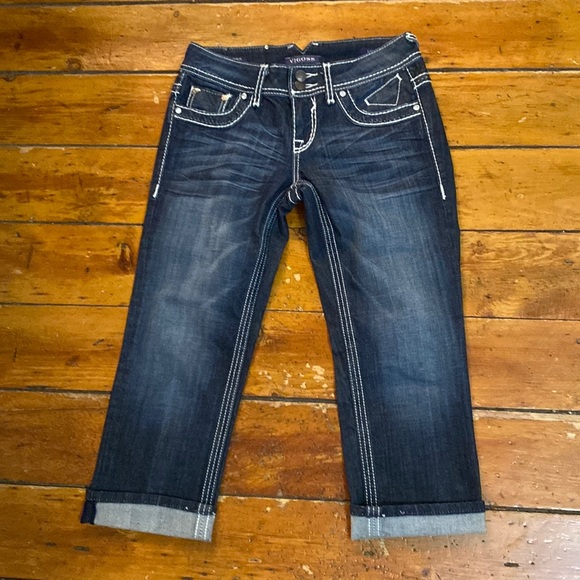 Vigoss | Pants & Jumpsuits | Vigoss Jeans The Dublin Capri Size Euc ...